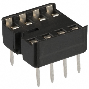 8 0.3 Way Dual In Line Socket - Stamped Pin | 110-080